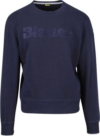 Blauer Homme, Sweatshirts et sweats à capuche, Bleu, Taille: L Sudadera Crosby
