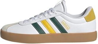 adidas Homme VL Court Shoes, FTWR White/Collegiate Green/Utility Yellow, 42 2/3 EU