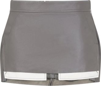 Rick Owens Femme, Jupes, Brun, Taille: 38 FR Fog Cutoff Mini Skirt