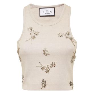 Philipp Plein &Auml;rmellose Oberteile - - Tops - Damen - Grau - XL