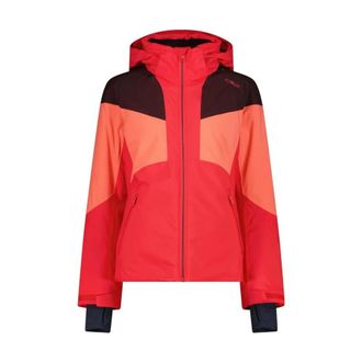F.lli Campagnolo 36W0936 Jacke mit Rei&szlig;verschluss und Kapuze - - Sport - Damen - Rot - 2XS