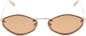 Jacquemus Geometrische Sonnenbrille - - Accessories - unisex - Gelb - ONE SIZE