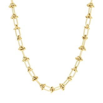 Liebeskind Liebeskind Berlin Halskette - Edelstahl The Knot - Gr. unisize - in Gold - f&uuml;r Damen