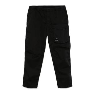 C.P. Company Schwarze Cargo Hose Erh&ouml;ht Stil - - Trousers - Herren - Schwarzk - XL