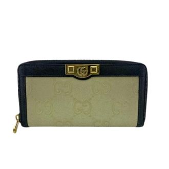 Gucci Portefeuille long (bi-pli) Pre-owned - Femme - Pre-owned - Beige - Taille: ONE Size