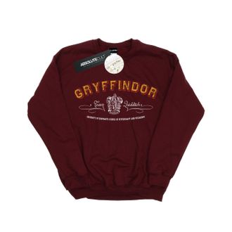 Harry Potter Gryffindor Quidditch Sweatshirt f&uuml;r Damen (Burgunderrot)