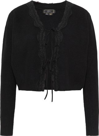 Faina Strickjacke Damen schwarz