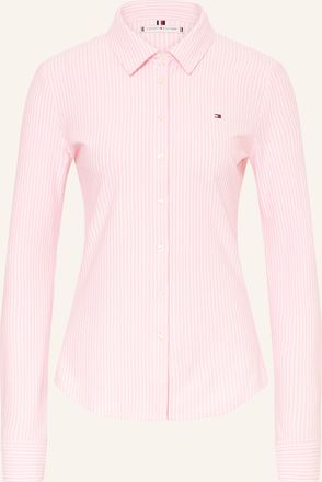 Tommy Hilfiger Hemdbluse Aus Piqu&eacute; rosa