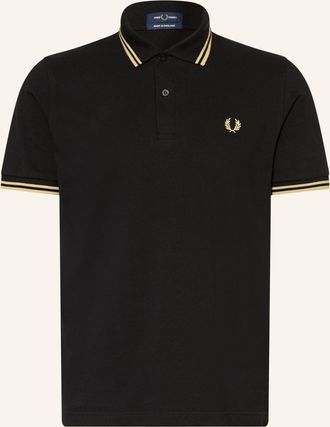 Fred Perry Piqu&eacute;-Poloshirt schwarz