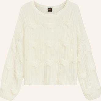 HUGO BOSS Pullover C_Famae Oversize Fit beige