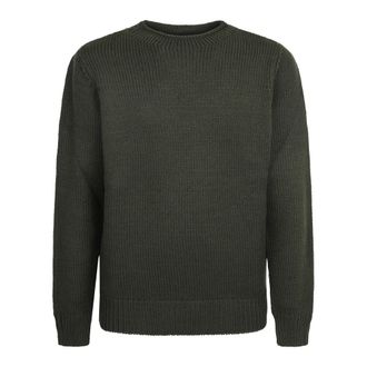 Dell'Oglio Gc3Ml Wm3R 570 Rundhals-Strick - - Knitwear - Herren - Gr&uuml;n - M