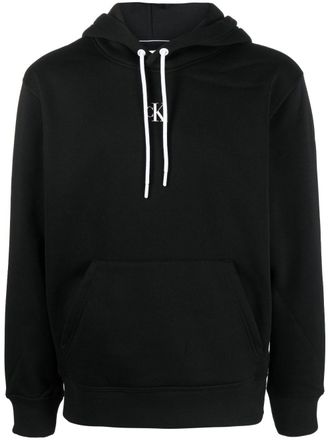 Calvin Klein hoodie &agrave; logo imprim&eacute; - Noir