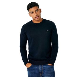 Jack Wills Seabourne Pullover f&uuml;r Herren, Rundhalsausschnitt (Marine)
