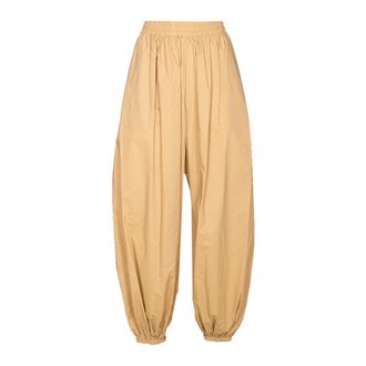 Alysi Femme, Pantalons, Beige, Taille: 38 FR Pantalone Popeline Baloon