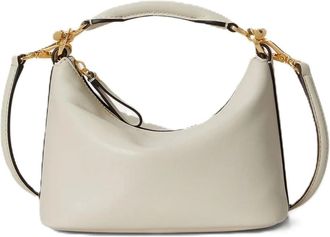 Ralph Lauren Femme, Sacs, Beige, Taille: ONE Size Blke Mini Sh-Shoulder Bag-Small-Soft Nappa