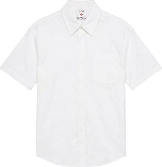 Casablanca Homme, Chemises, Blanc, Taille: M Chemise &agrave; poche poitrine