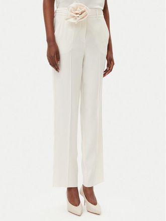 Marella Stoffhose Lello 2513131152200 Wei&szlig; Regular Fit