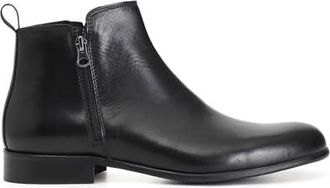 Caf&egrave;noir Bottine En Cuir Pour Homme Avec Fermeture &Eacute;clair, Pour Homme, Couleur Noir, Taille 40