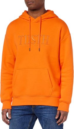 Teddy Smith Herren S-alix M Hoody Pullover, Tangerine, M
