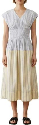 Paul Smith Femme, Robes, Multicolore, Taille: 38 FR Striped Midi Dress