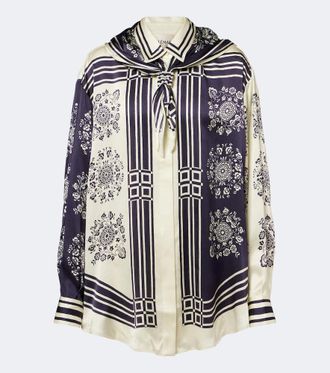 Alemais Al&eacute;mais Bluse Banderra aus Seidensatin
