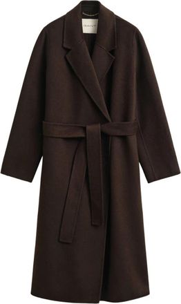 GANT Handgestickter G&uuml;rtelmantel - - Coats - Damen - Braun - XS