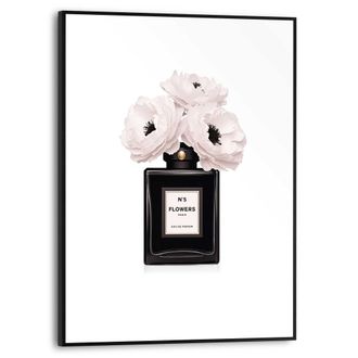 Reinders Gerahmtes Bild, Beauty Bottle, Schlafzimmer, Poster, Wanddeko, Room Decor, MDF, Schwarz, 40 x 30