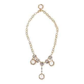Dolce & Gabbana Clock Watch Statement-Halskette - - Accessories - Damen - Gelb - ONE SIZE