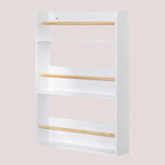 Sklum &Eacute;tag&egrave;re murale en MDF et bois de pin Tom Kids SKLUM Blanc