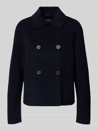 Max Mara Boxy Fit Wolljacke mit Seide- und Kaschmir-Anteil Modell MSTEDEN