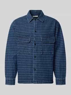 Wood Wood Regular Fit Hemdjacke mit Viskose-Anteil Modell David