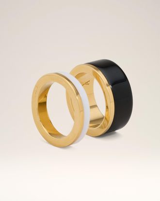 Ami Rivage Ring aus Gold-Messing Weiß - 52 - Unisex