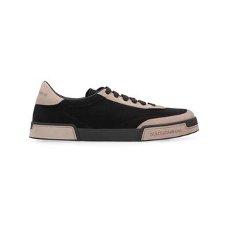 Dolce & Gabbana Portofino Yacht Calfskin-Panel Sneakers - - Shoes - Herren - Schwarzk - 42 EU