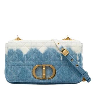 Dior Sac port&eacute; &eacute;paule Caro Pre-owned - Femme - Pre-owned - Bleu - Taille: ONE Size