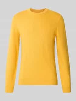 Mc Neal Strickpullover aus Baumwoll-Kaschmir-Mix mit Rundhalsausschnitt