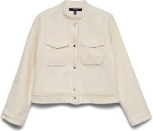 Vero Moda Vero Moda Vmjossy Ls Boucle Jacket Exp Veste, Bouleau, x_l Femmes