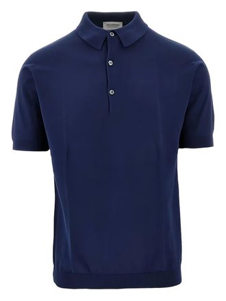 John Smedley polo Adria - Bleu