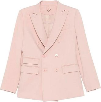 Max Mara Veste crois&eacute;e - Femme - Vestes - Rose - Taille: 36 FR