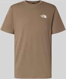 The North Face T-Shirt mit geripptem Rundhalsausschnitt