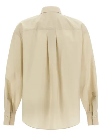 Brunello Cucinelli Sequin-Embroidered Shirt - Cream
