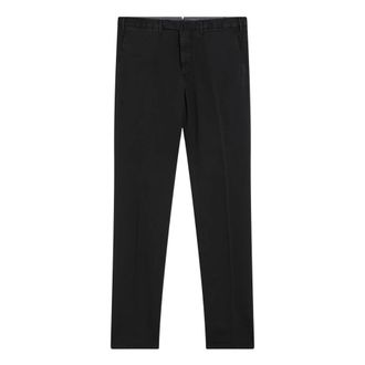 Santaniello Schwarze Baumwollhose - - Trousers - Herren - Schwarzk - S