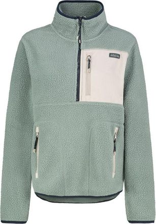 Sublevel Fleecejacke Damen Teddyfleece Kuschelig &Uuml;bergangsjacke Jacke Outdoor Jacke Stehkragen, Kapuze, flauschig, kuschelig, warm, Outdoor