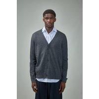 Maison Margiela Elbow-Patch Knitted Cardigan