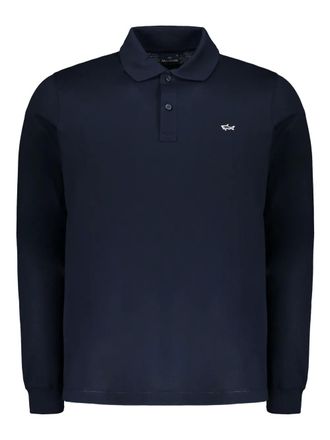Paul & Shark polo à manches longues - Bleu