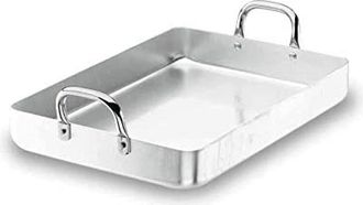 Lacor 20560F Bratpfanne mit Fixier Griffen 60 cm