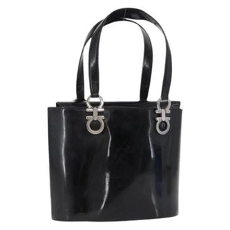Ferragamo Pre-owned Lederhandtasche - - Pre-owned - Damen - Schwarzk - ONE SIZE