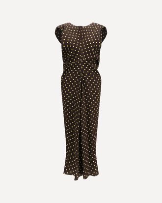 Marni Printed polka dot crepe Dress Female 44