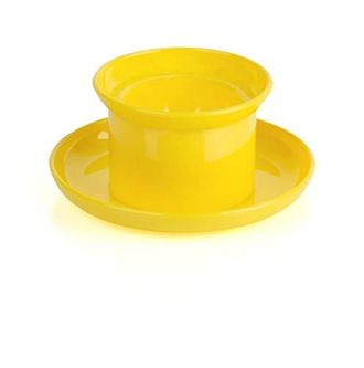 Kimmel Eierbecher mit Teller 2 er Set, Kunststoff, Gelb, Klein, 21-000-2302