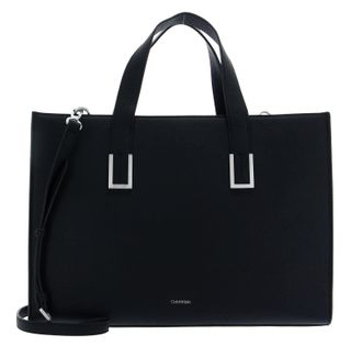 Calvin Klein Damen Tote Bag Tasche Ck Must Plus Large mit Innentaschen, Schwarz (Ck Black), Einheitsgröße