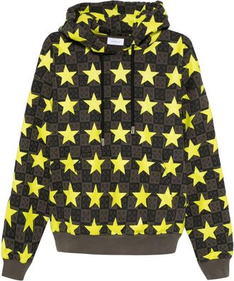 Off-white Stars AO Skate Hoodie - Gr&uuml;n